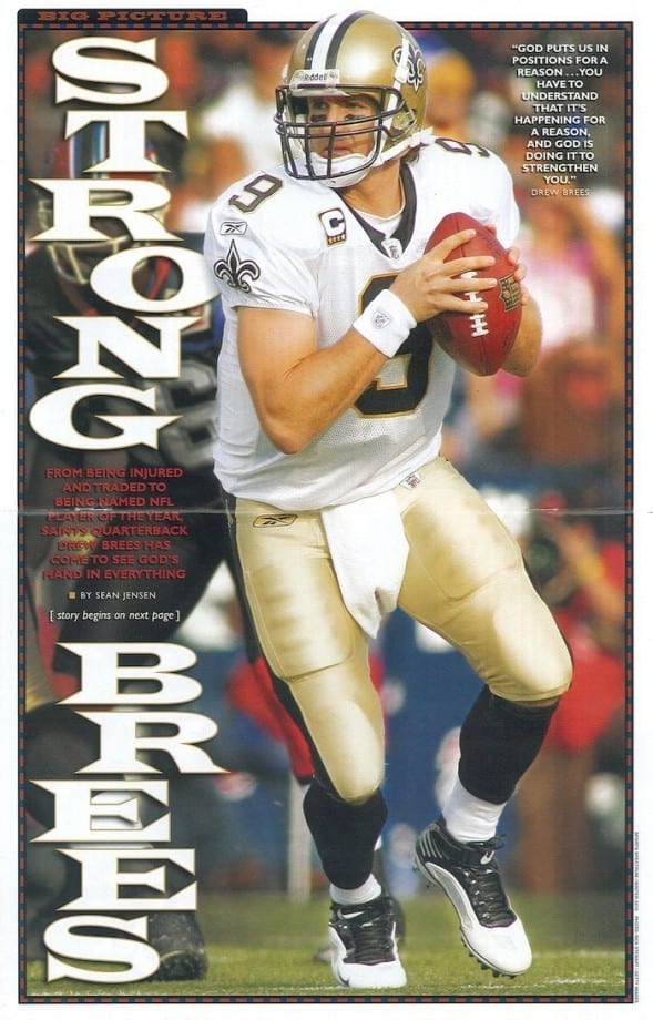 From the Archives - Drew Brees - Sports Spectrum