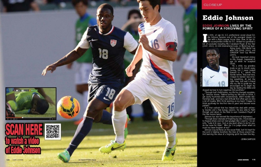 Closeup — Eddie Johnson - Sports Spectrum