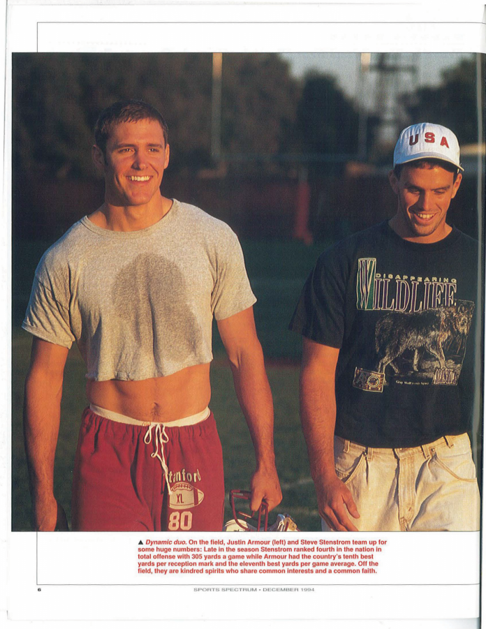 Throwback Thursday: December 1994, Steve Stenstrom - Sports Spectrum