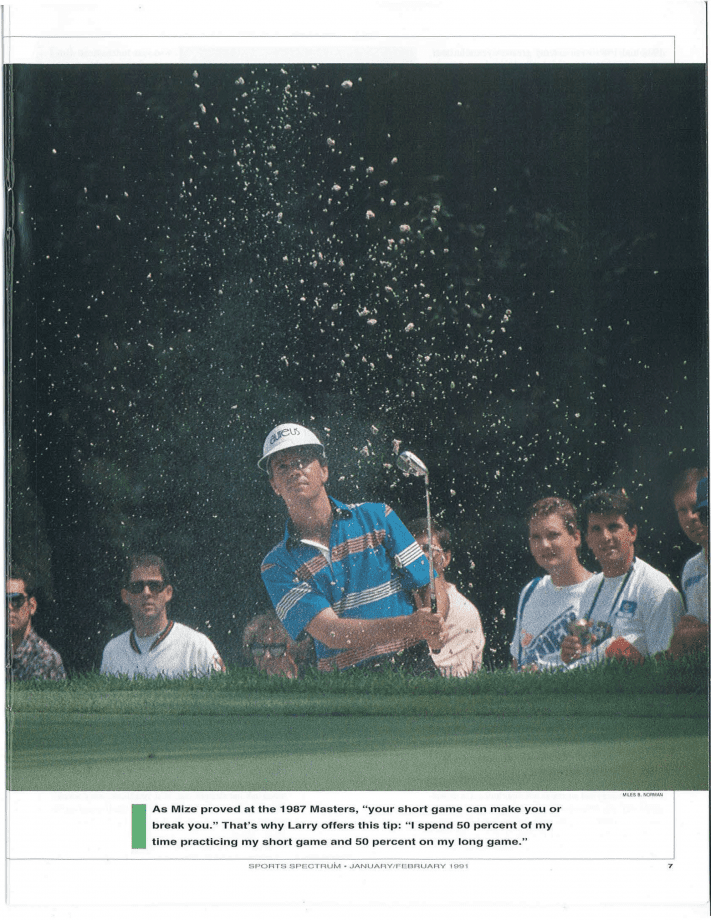 Throwback Thursday: Larry Mize, January 1991 - Sports Spectrum