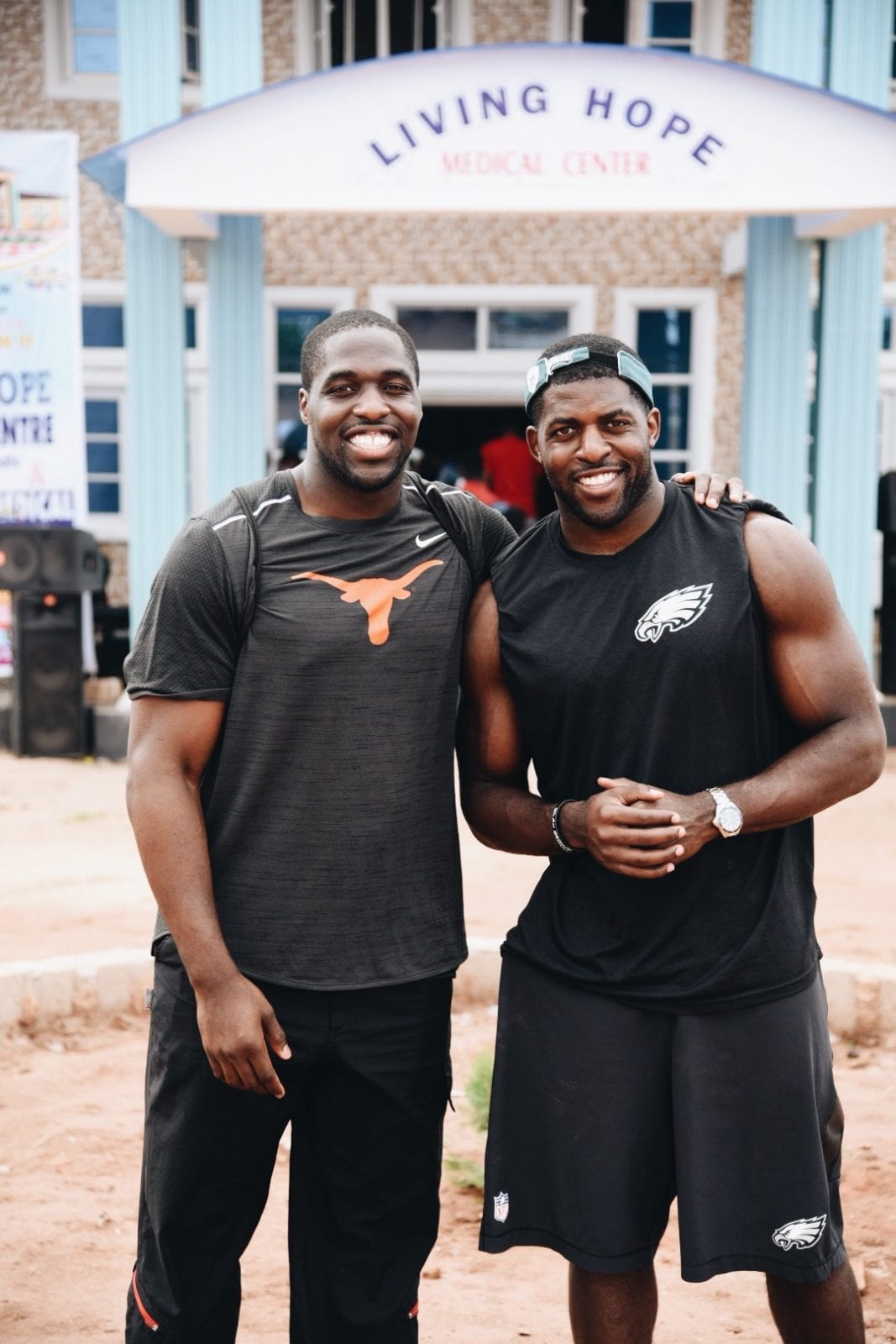 NFL Linebacker Brothers Help Launch Medical Center in Nigeria - Sports ...