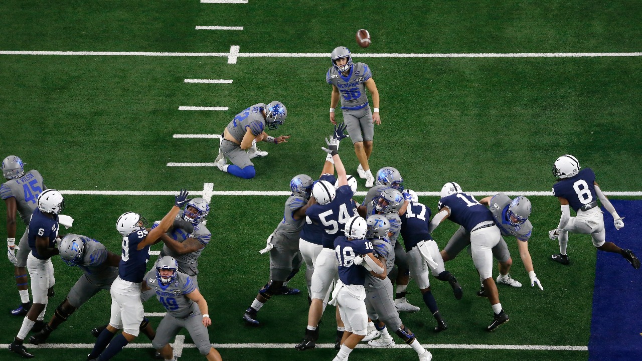 Memphis' Riley Patterson has greater purpose 'than just being a kicker'