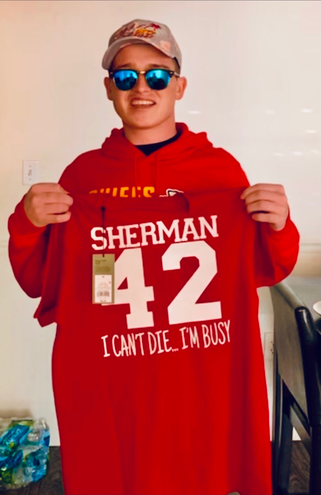 Anthony Sherman gifts cancer-fighting Chiefs fan w/ Super Bowl tickets