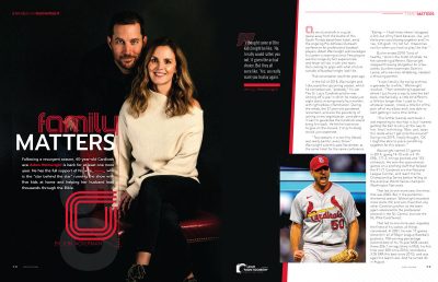 MAGAZINE: Adam Wainwright & Wife All About Family Matters